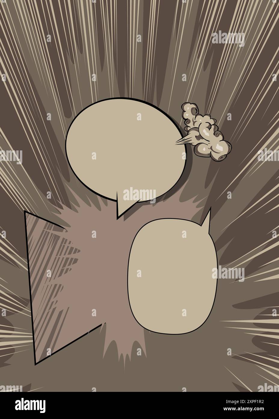 Cartoon background, comic book gray retro vector comics pop art design ...