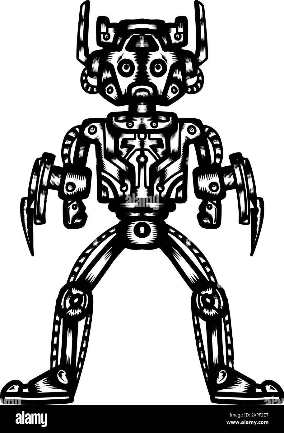 Robot wheels Black and White Stock Photos & Images - Alamy