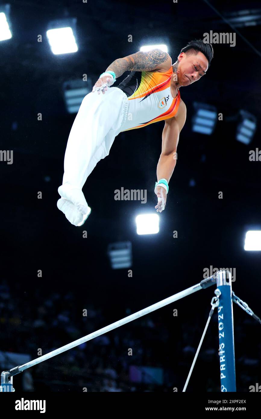 Paris, France. 5th Aug, 2024. Marios Georgiou (CYP) Gymnastics ...
