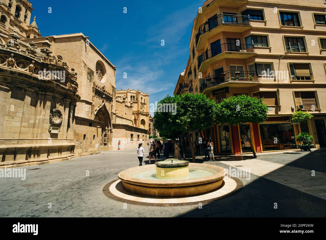 View of the downtown in Murcia, Spain - ma 2 2024 Stock Photo - Alamy