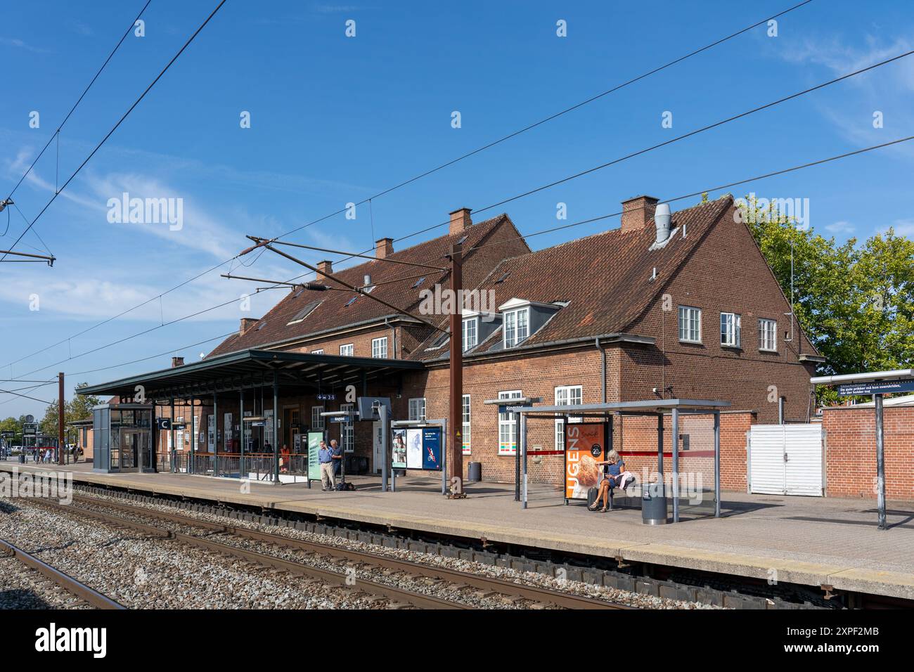 Ringsted Railway Station Stock Photo - Alamy