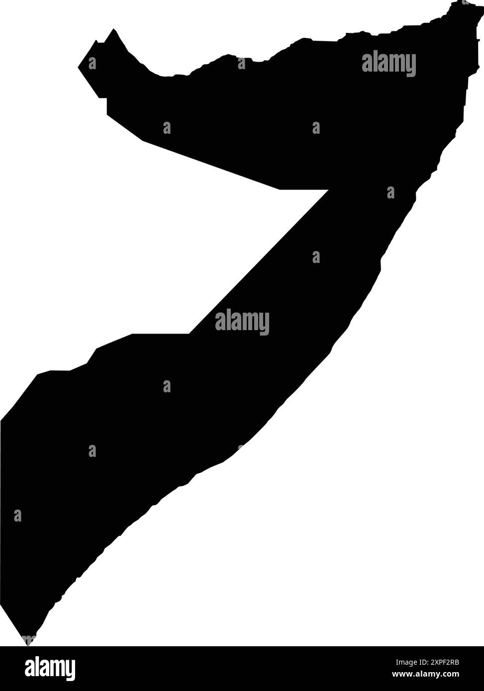 Blank somalia map hi-res stock photography and images - Alamy