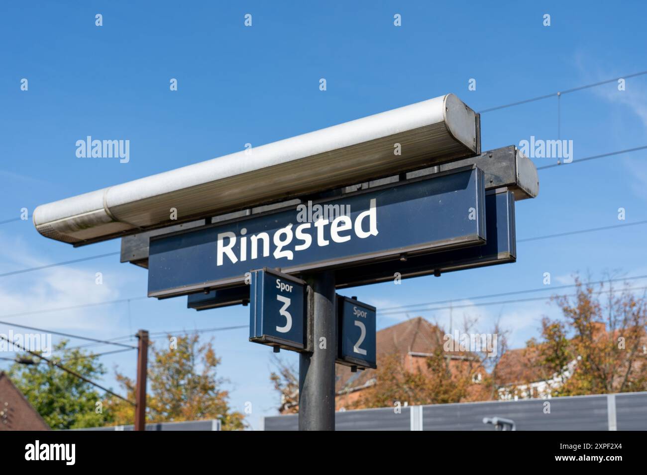 Ringsted Railway Station Stock Photo - Alamy
