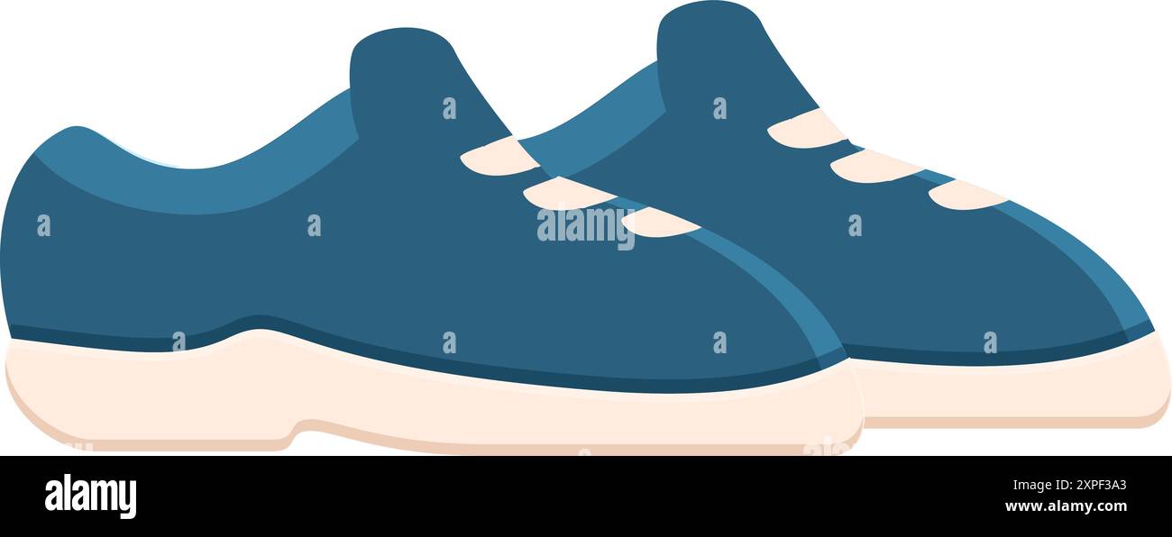 Sneakers walking side view Stock Vector Images - Alamy