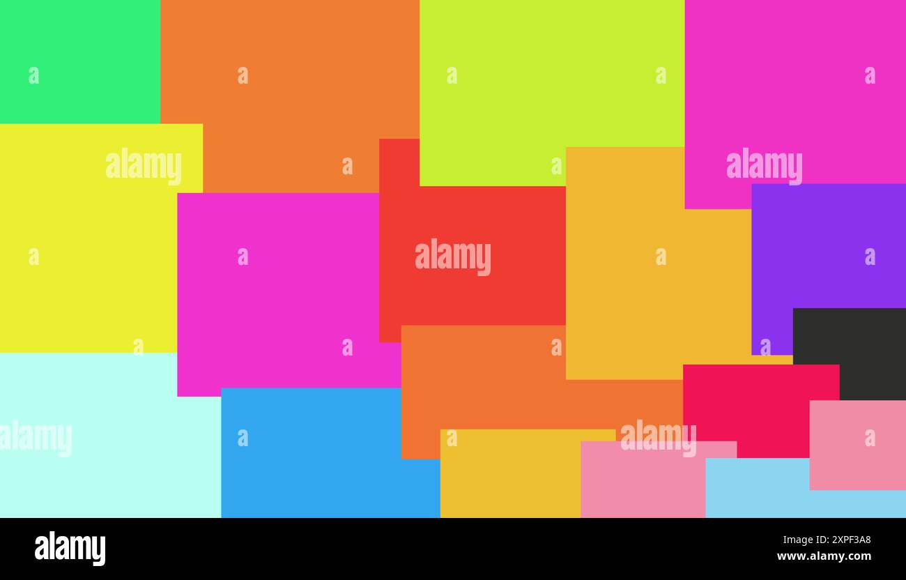 Abstract illustration background with many colorful patterns. Perfect ...