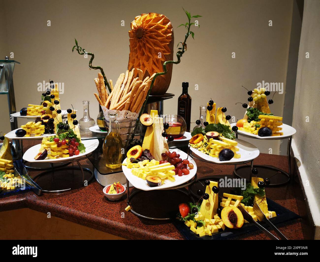 Egyptian food table as very nice gourmet background Stock Photo - Alamy