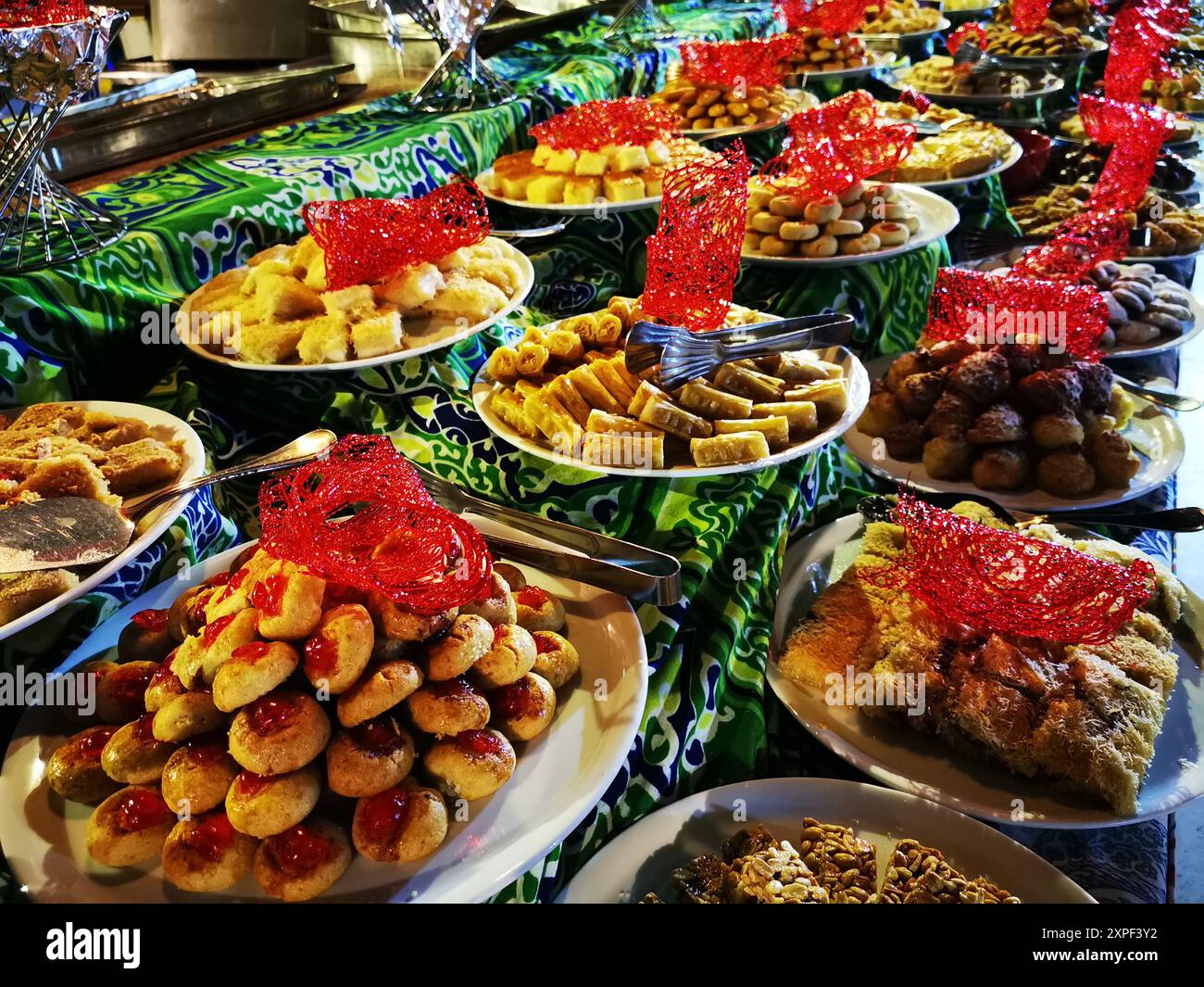 Egyptian food table as very nice gourmet background Stock Photo - Alamy
