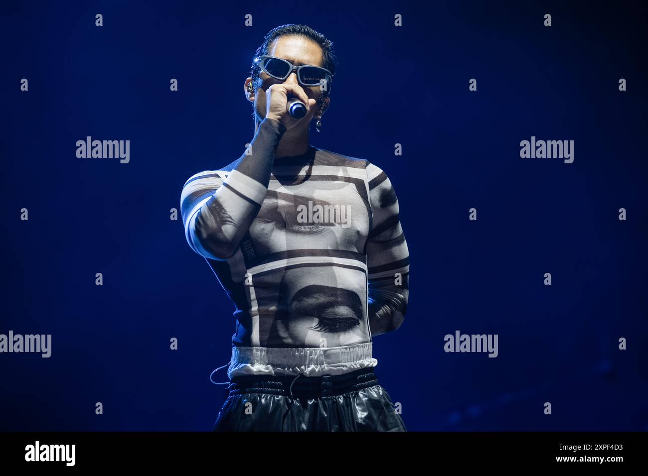 Benevento, Italy. 27th July, 2024. Alessandro Mahmoud known ...