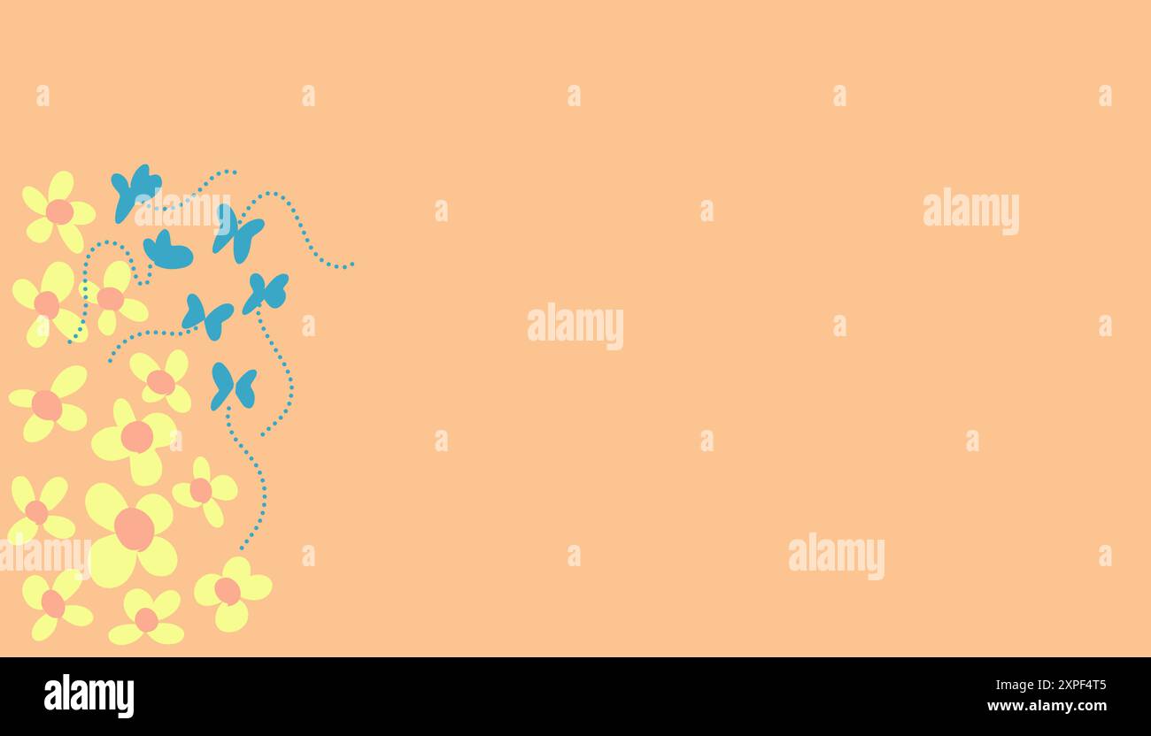 Abstract background with a cream color illustration with a pattern of ...