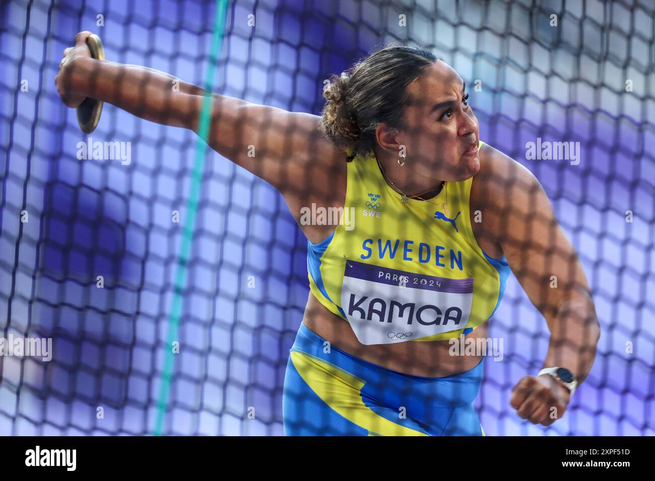 Paris, France. 05th Aug, 2024. Vanessa Kamga of Sweden competes during ...