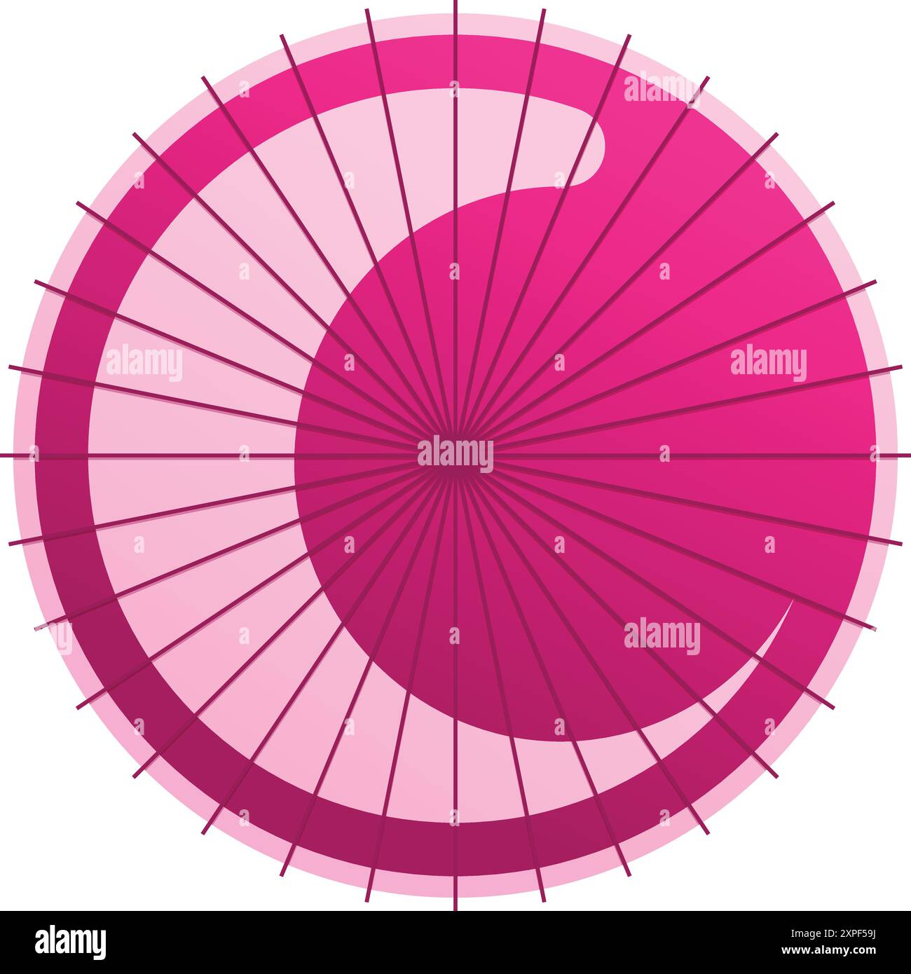 Pink japanese umbrella representing traditional culture of japan Stock ...