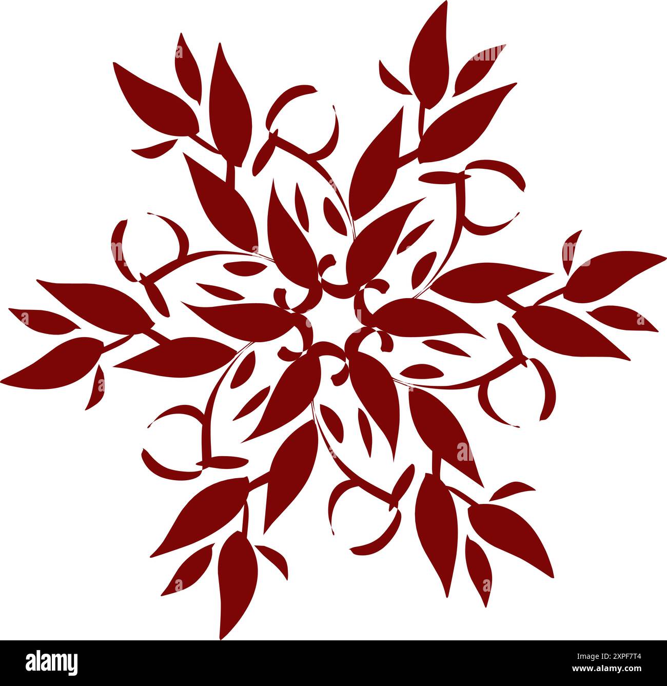 Maroon color tribal design illustration. Perfect for tattoos, stickers ...