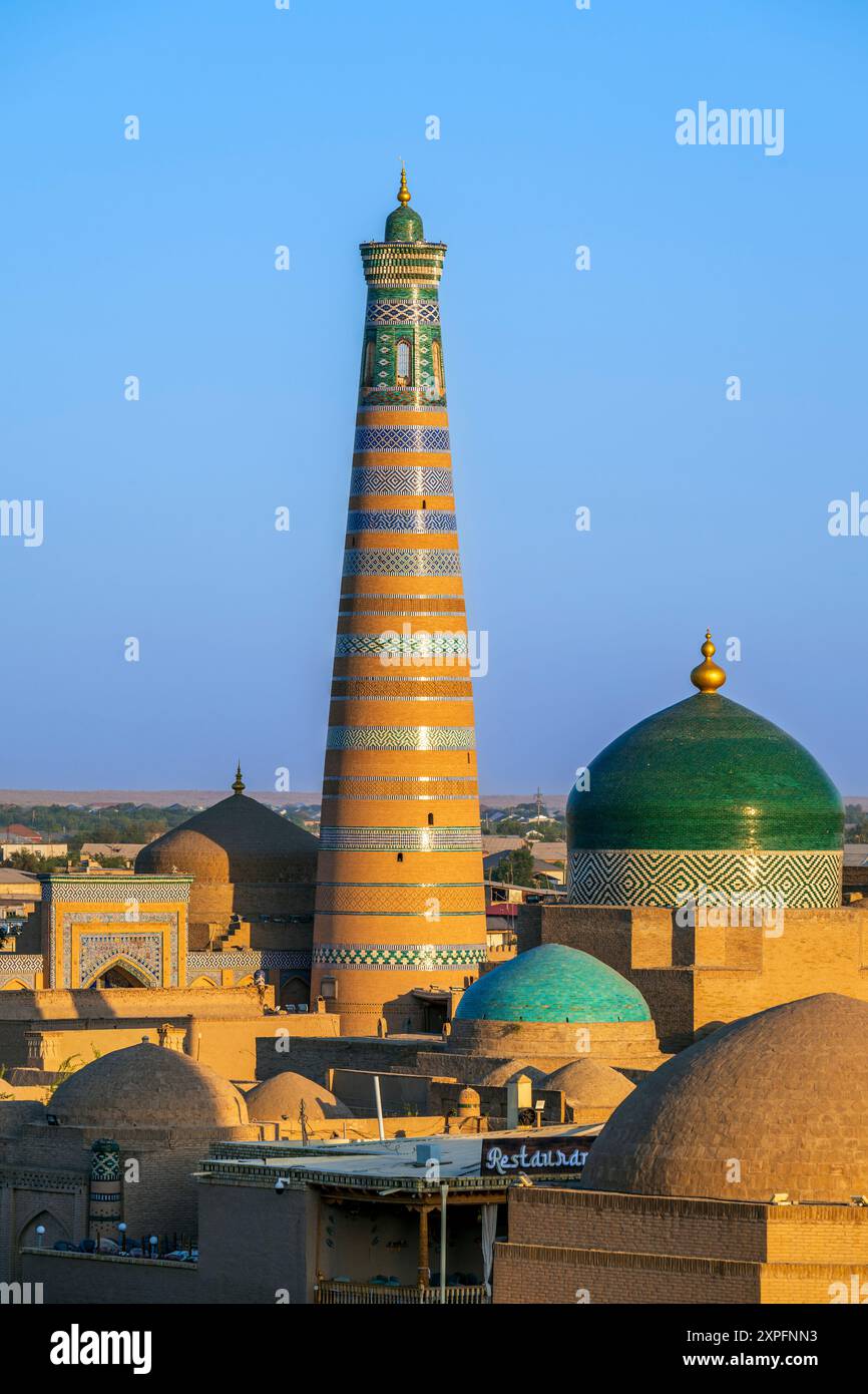 Islom-Hoja Minaret, Khiva, Uzbekistan Stock Photo - Alamy