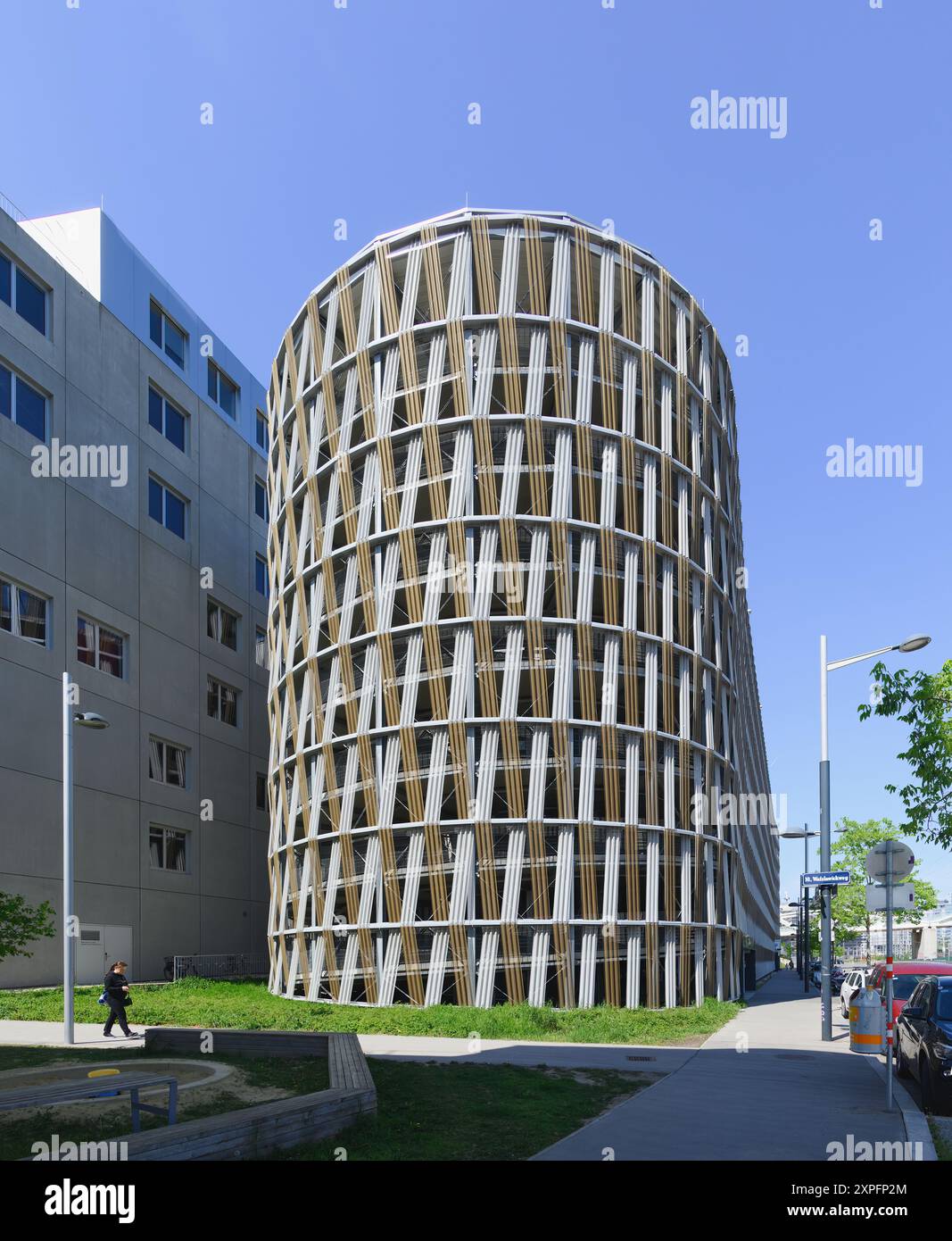 Vienna, Austria - Car park building by Franz & Sue Architekten Stock ...