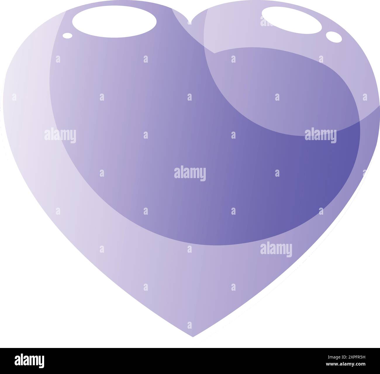 Purple heart shape with a modern and minimalist design Stock Vector ...