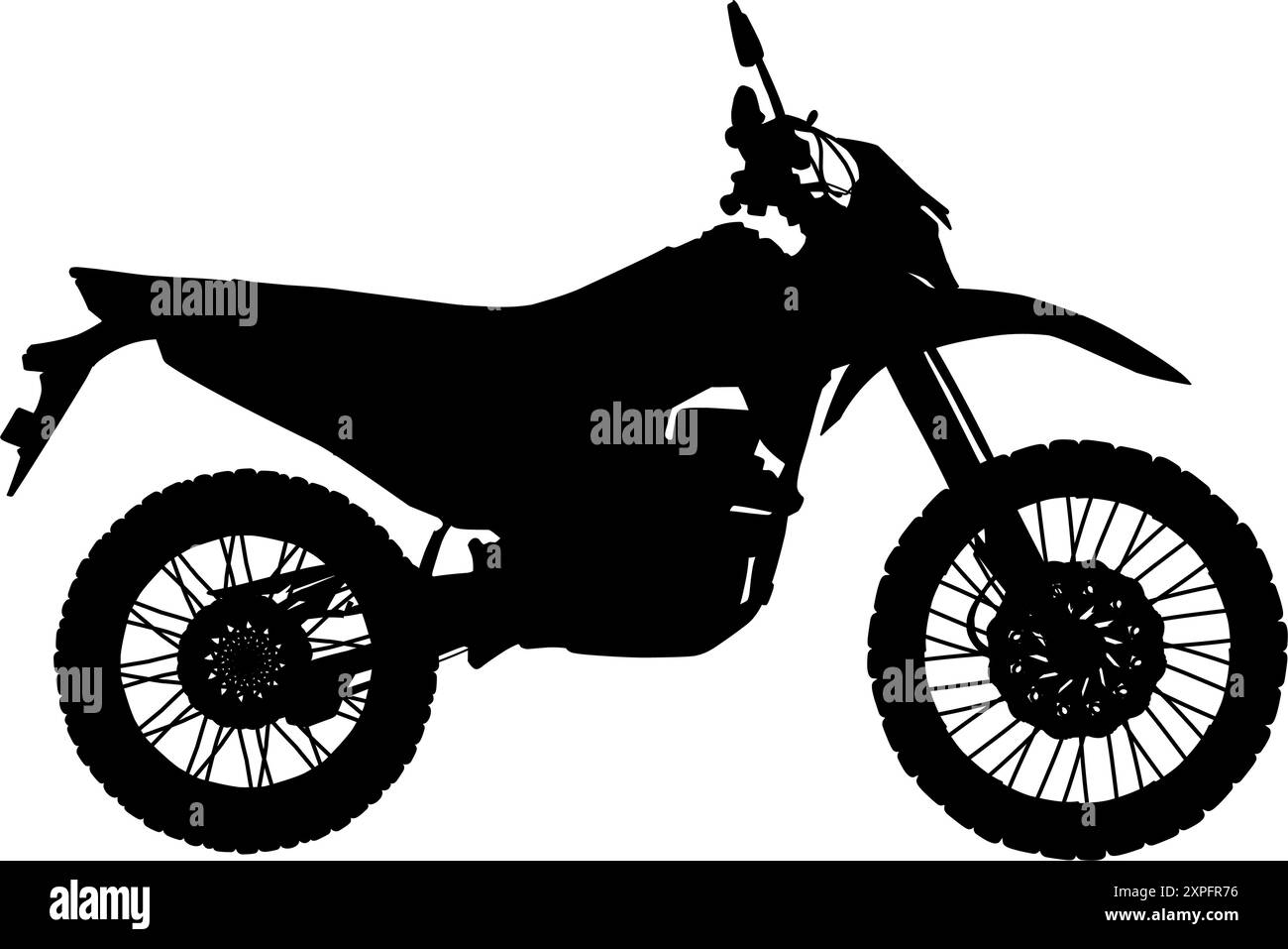 Motorcycle cross vehicle silhouette illustration. Perfect for ...