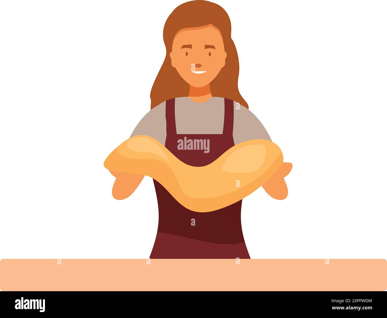 Artisan baker dough Cut Out Stock Images & Pictures - Alamy