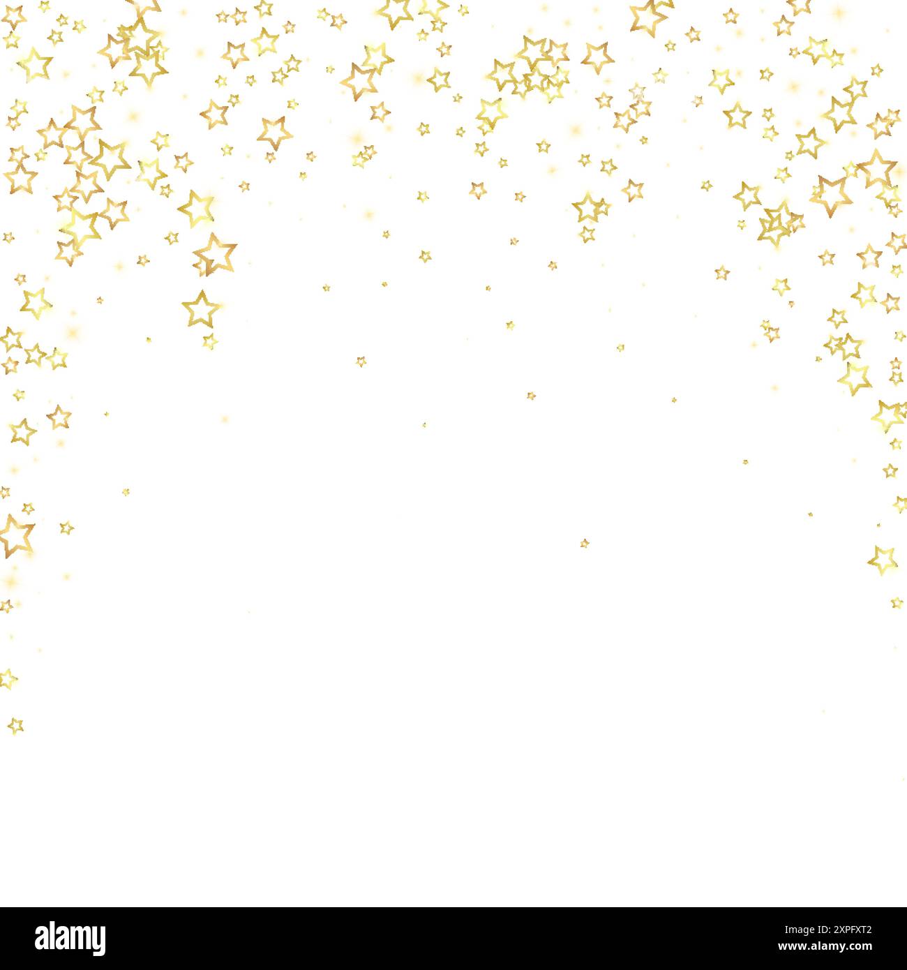 Christmas stars vector overlay. Magic stars luxury sparkling confetti ...