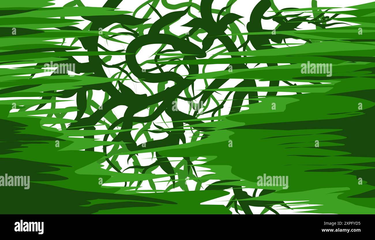 Background illustration of a natural theme that contains green elements ...