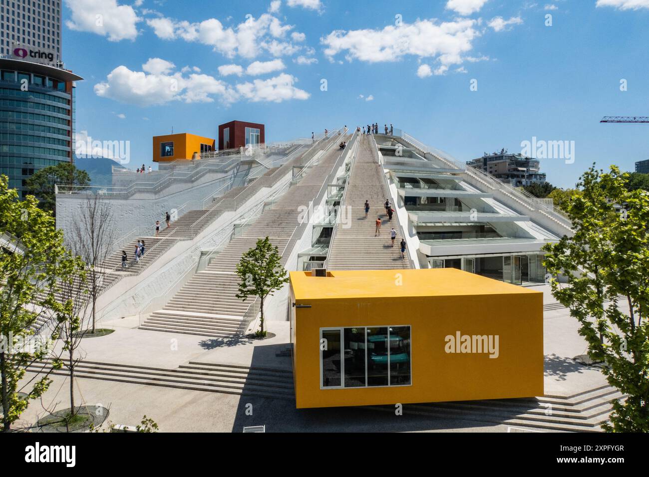 Tirana albania pyramid museum enver hi-res stock photography and images ...