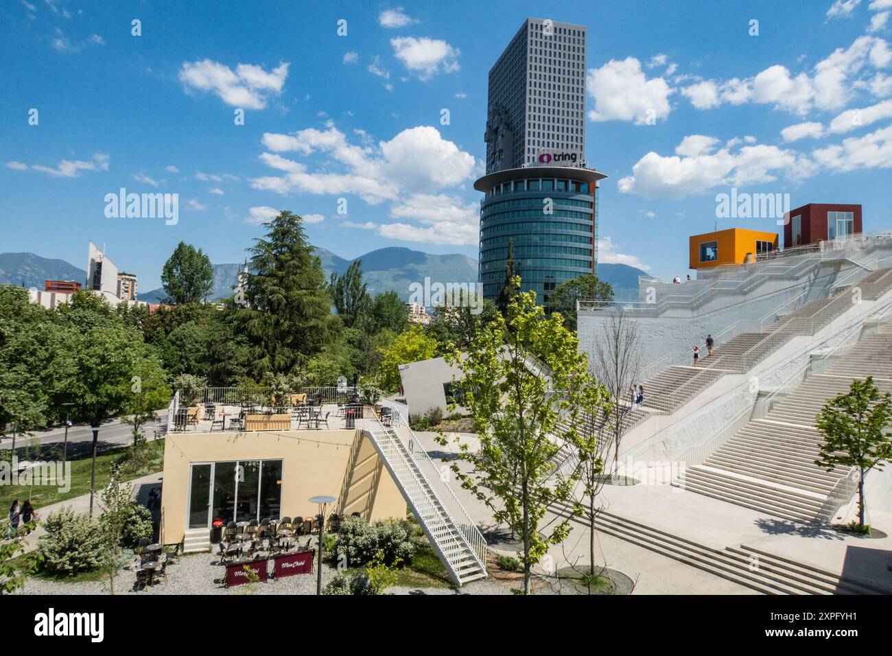 Pyramid of Tirana (Piramida), Tirana, Albania Stock Photo - Alamy