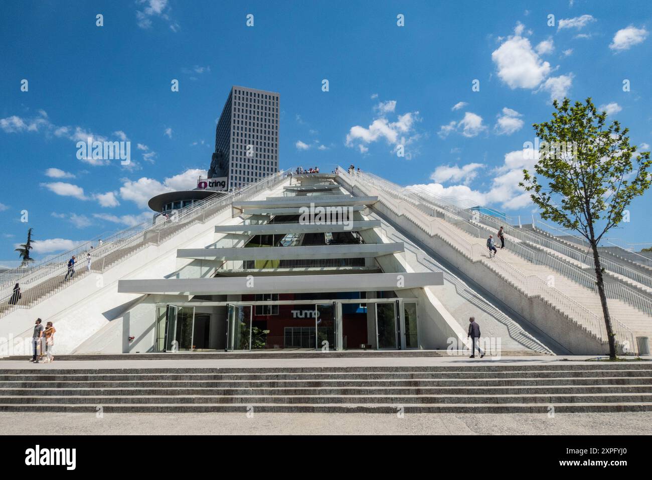Pyramid of Tirana (Piramida), Tirana, Albania Stock Photo - Alamy