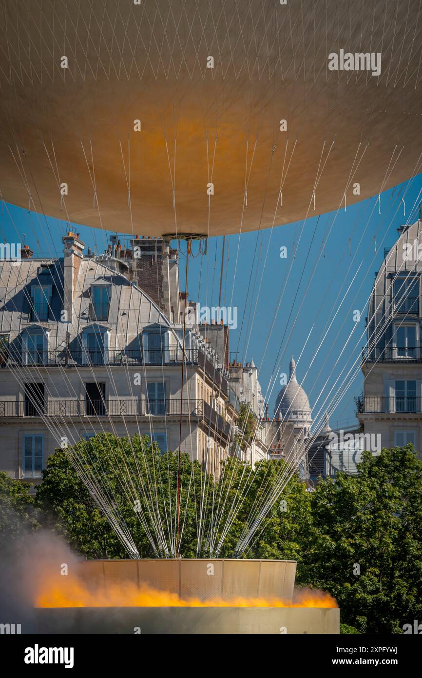 Paris, France - 08 05 2024: Olympic Games Paris 2024. View of the ...