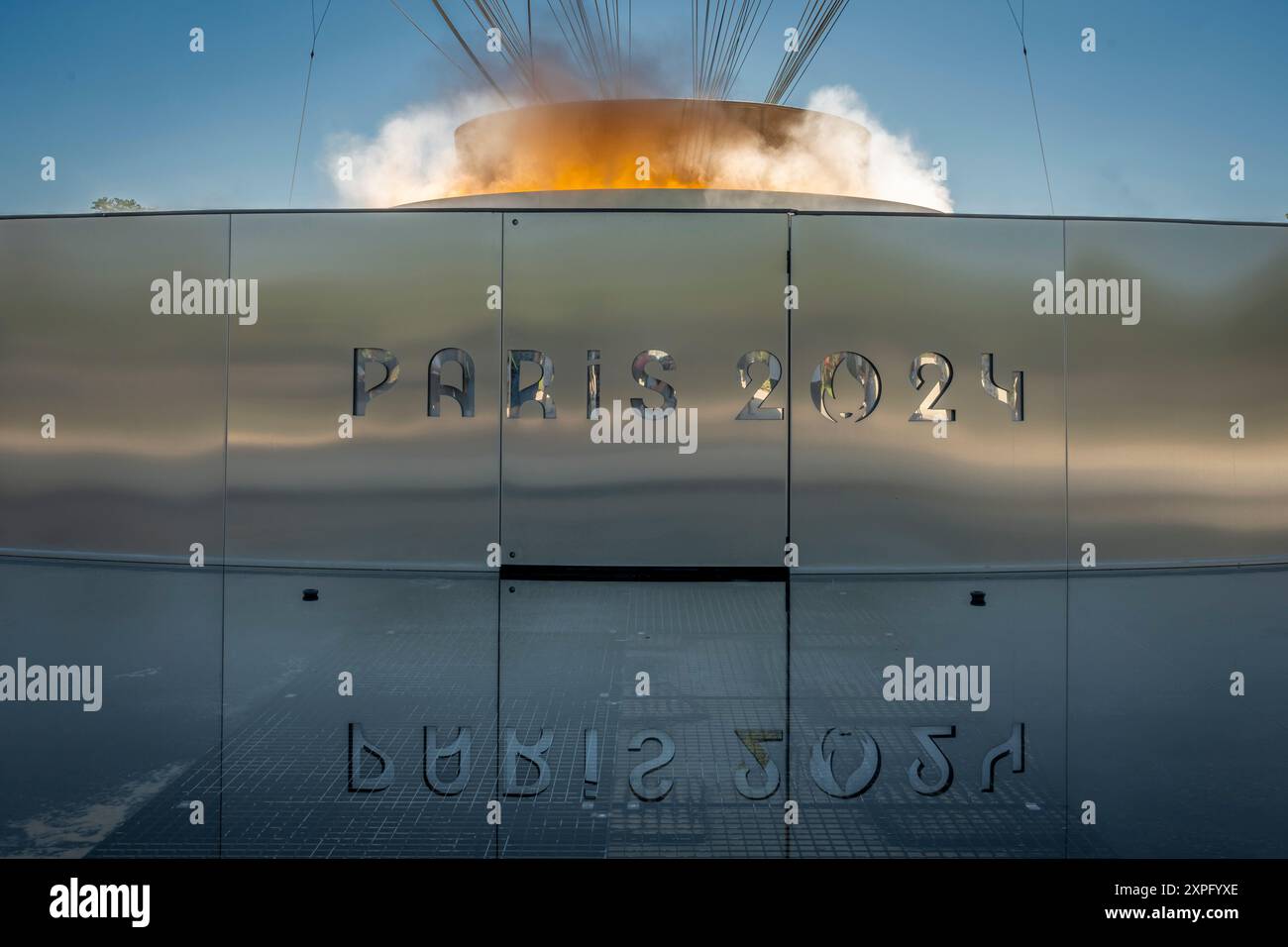 Paris, France - 08 05 2024: Olympic Games Paris 2024. View of the ...