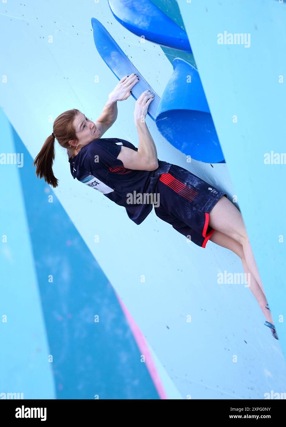 Great Britain's Erin McNeice during the Women's Boulder & Lead ...