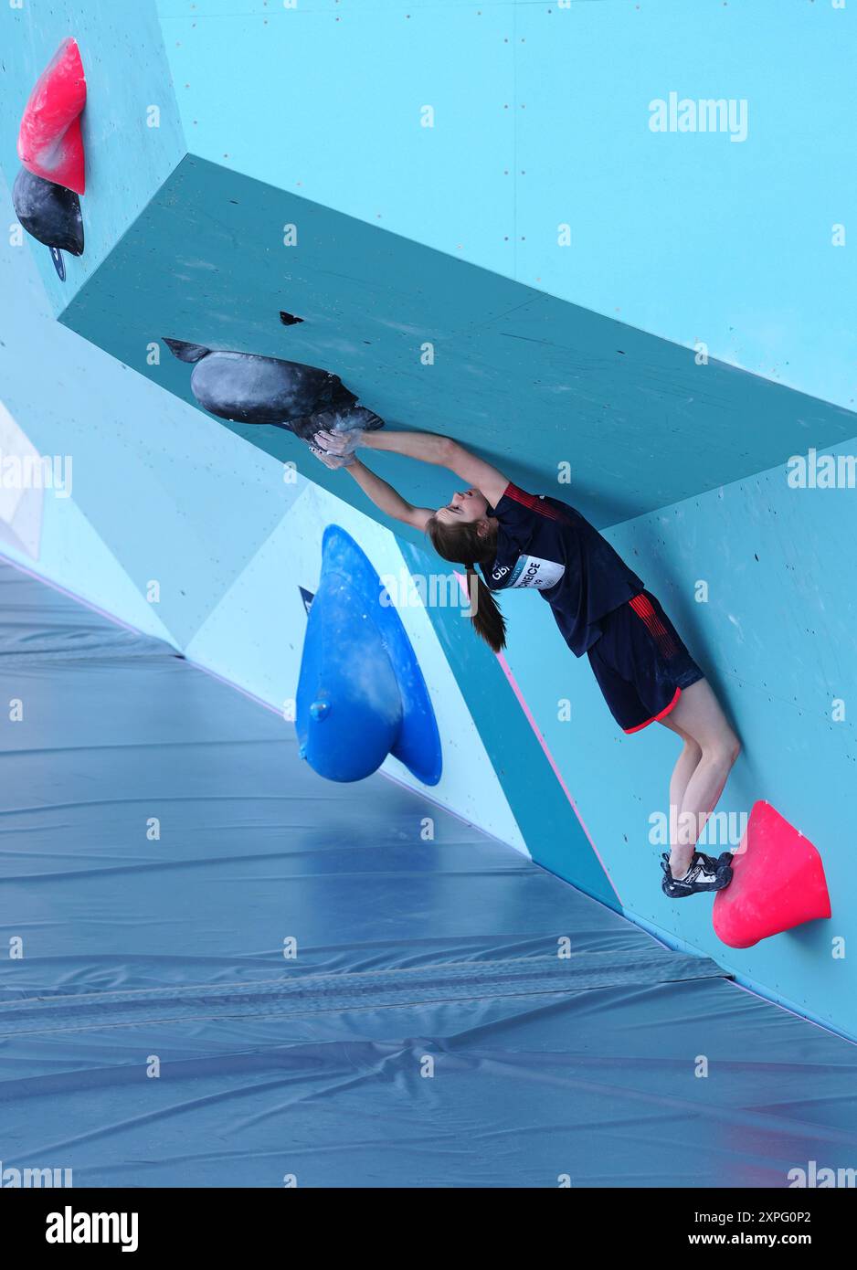 Great Britain's Erin McNeice during the Women's Boulder & Lead ...
