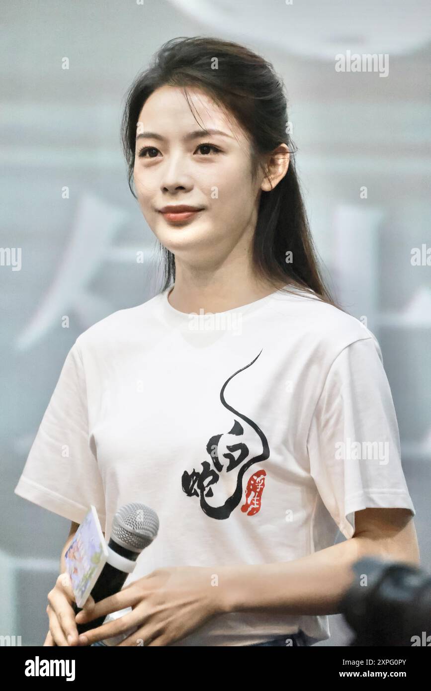 Chinese Yue opera actress-singer Chen Lijun attends an activity in ...