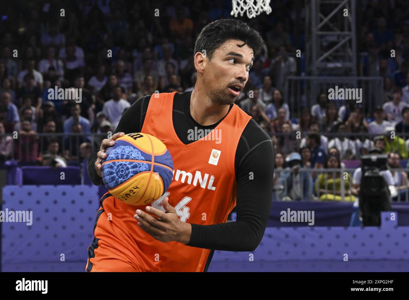Arvin Slagter (NED), 3x3 Basketball, Men's Bronze Medal Game between ...