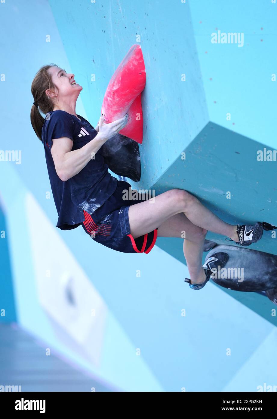 Great Britain's Erin McNeice during the Women's Boulder & Lead ...