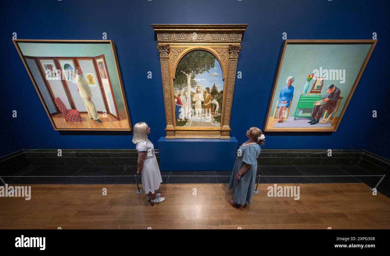 The National Gallery, London, UK. 6th August, 2024. Two masterpieces by ...