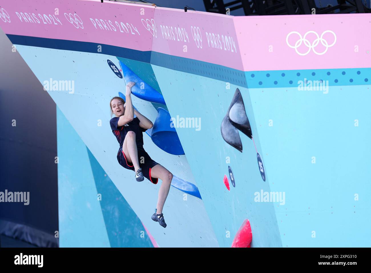 Great Britain's Erin McNeice during the Women's Boulder & Lead ...