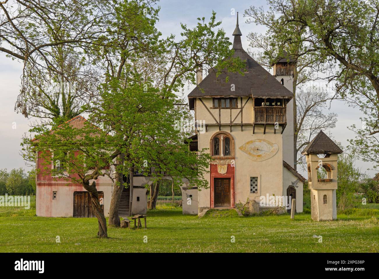 Sabac, Serbia - April 09, 2024: Radovan Tower Kula by Artist Milic of ...