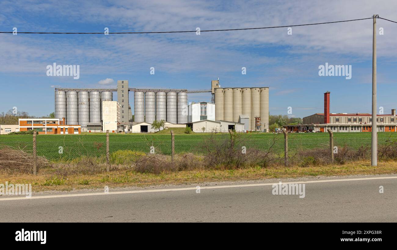 Sabac, Serbia - April 04, 2024: Big Grain Silo Storage Agriculture ...