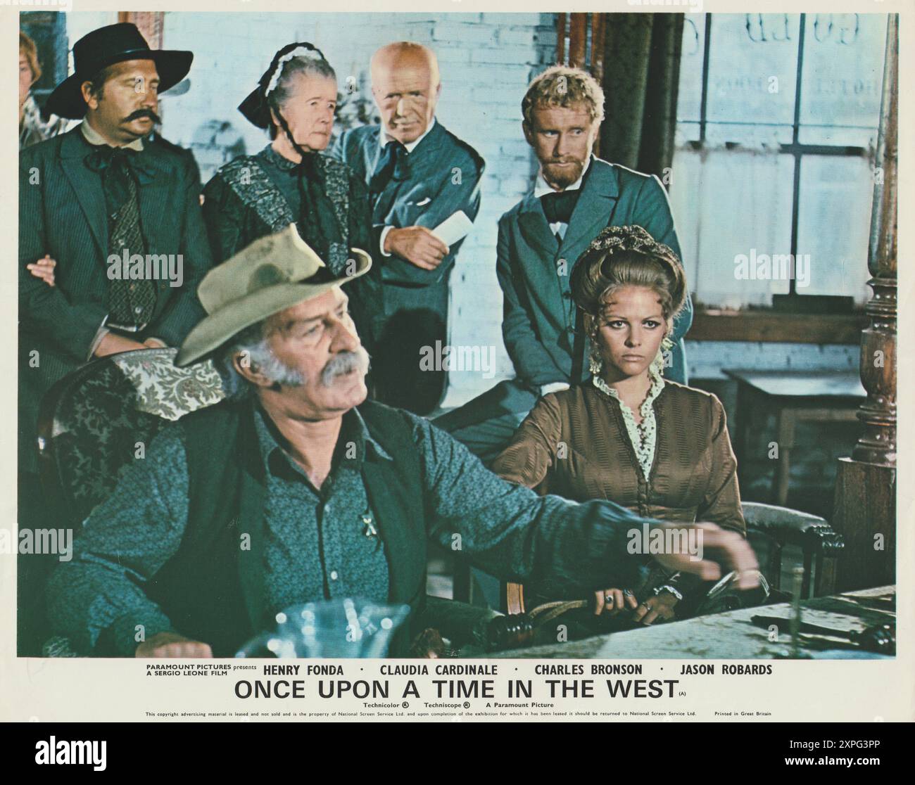 Once Upon a Time in the West (Paramount, 1969). Sergio Leone. Henry Fonda, Charles Bronson ...