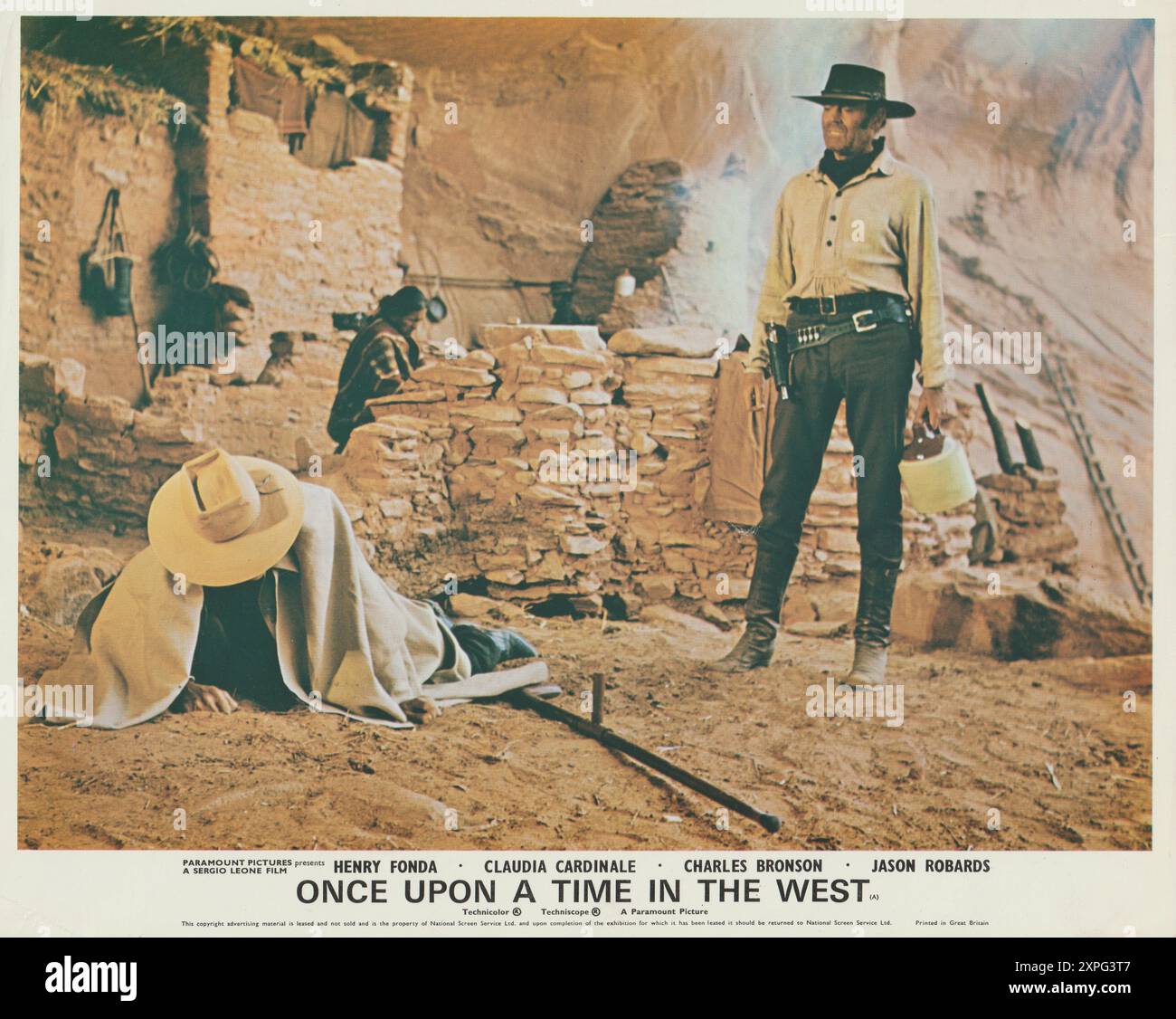 Once Upon a Time in the West (Paramount, 1969). Sergio Leone. Henry Fonda, Charles Bronson ...