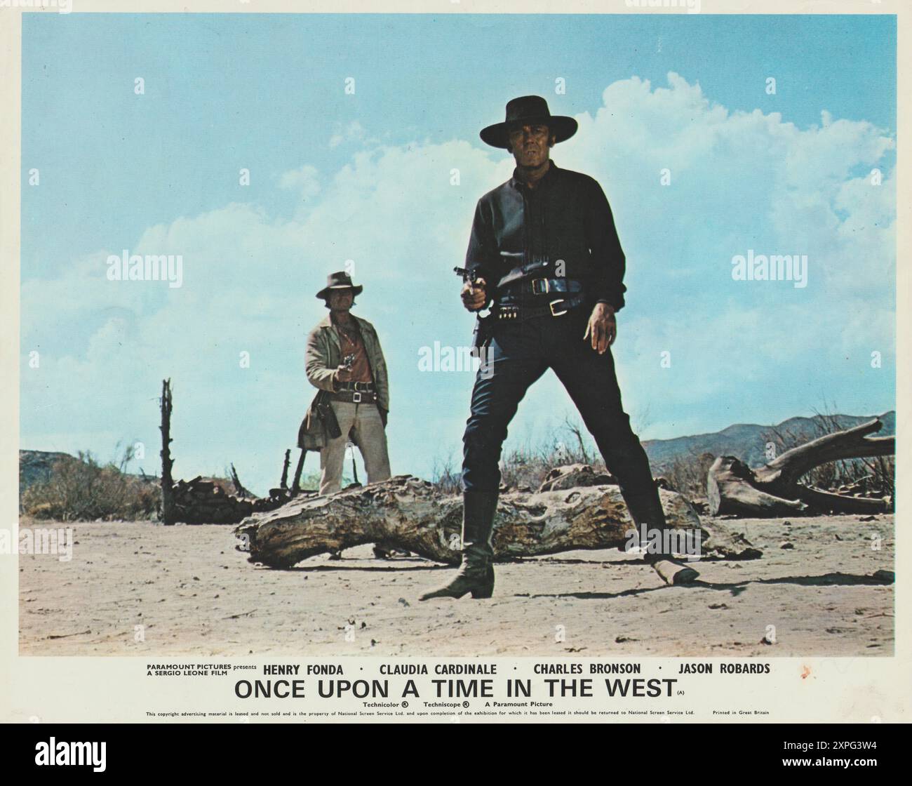 Once Upon a Time in the West (Paramount, 1969). Sergio Leone. Henry Fonda, Charles Bronson ...
