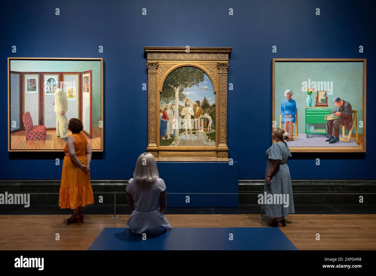 The National Gallery, London, UK. 6th August, 2024. Two masterpieces by ...