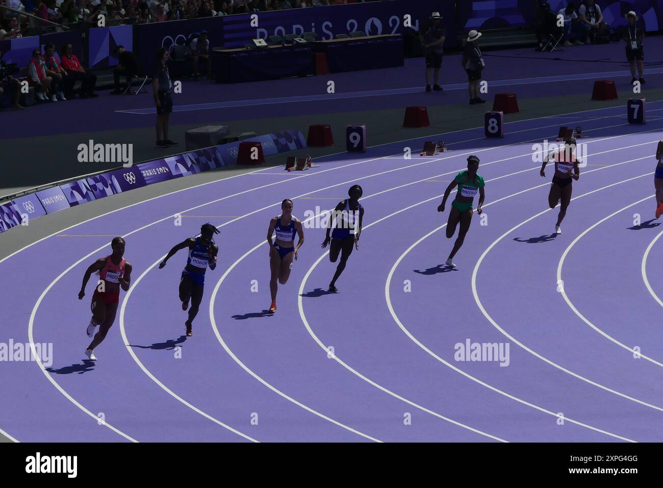 Stade de France, 93200 St Denis, France, Aug 5, 2024. Under intense competitive pressure ...