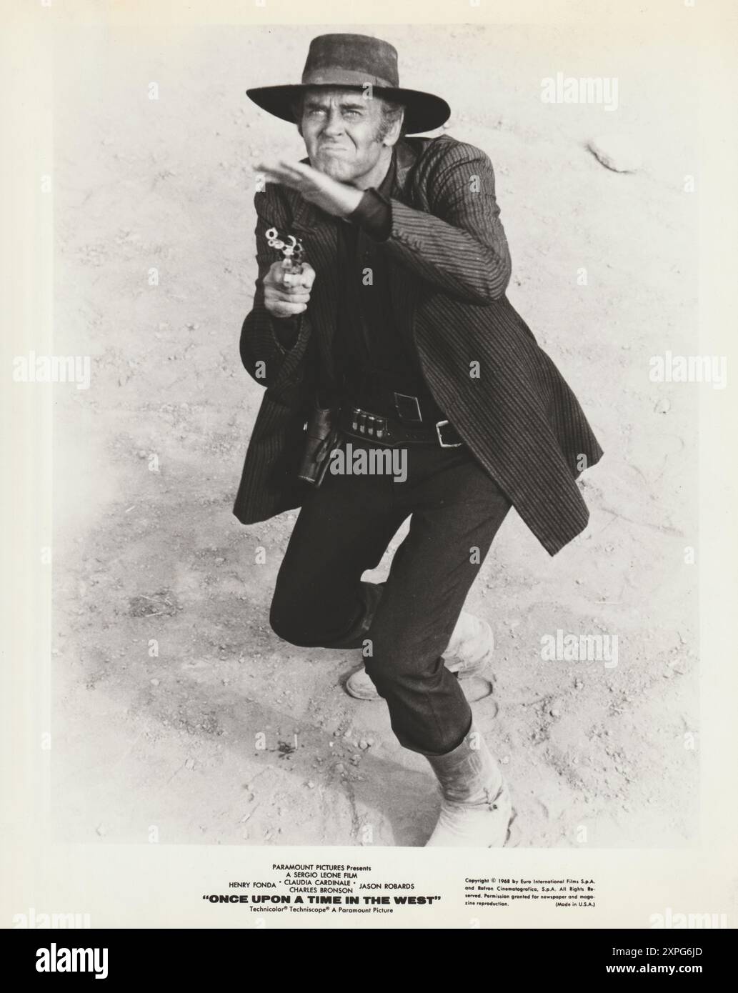 Once Upon a Time in the West (Paramount, 1969). Sergio Leone. Henry Fonda, Charles Bronson ...