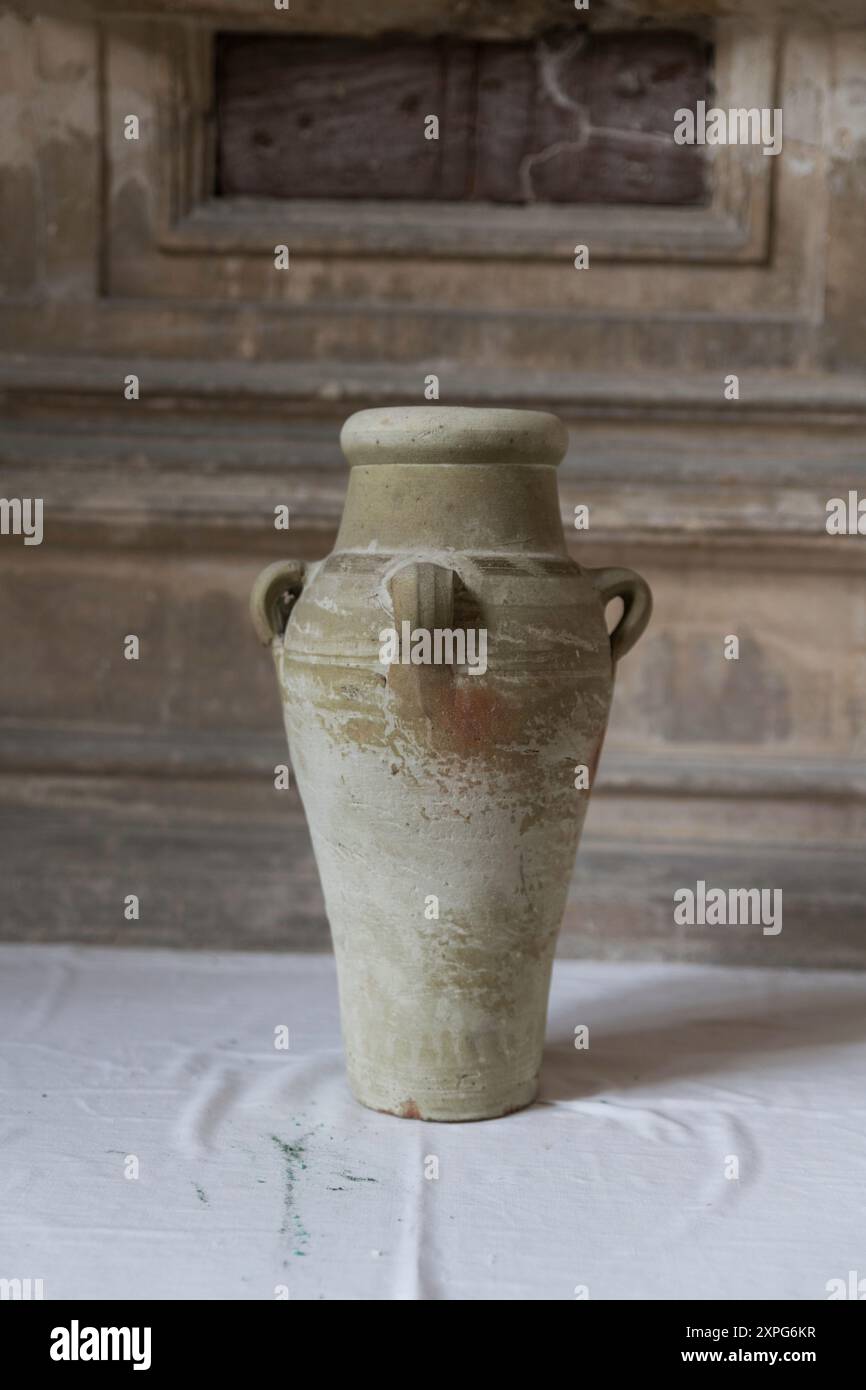 old vase in th cathedral of Toul in France Stock Photo - Alamy