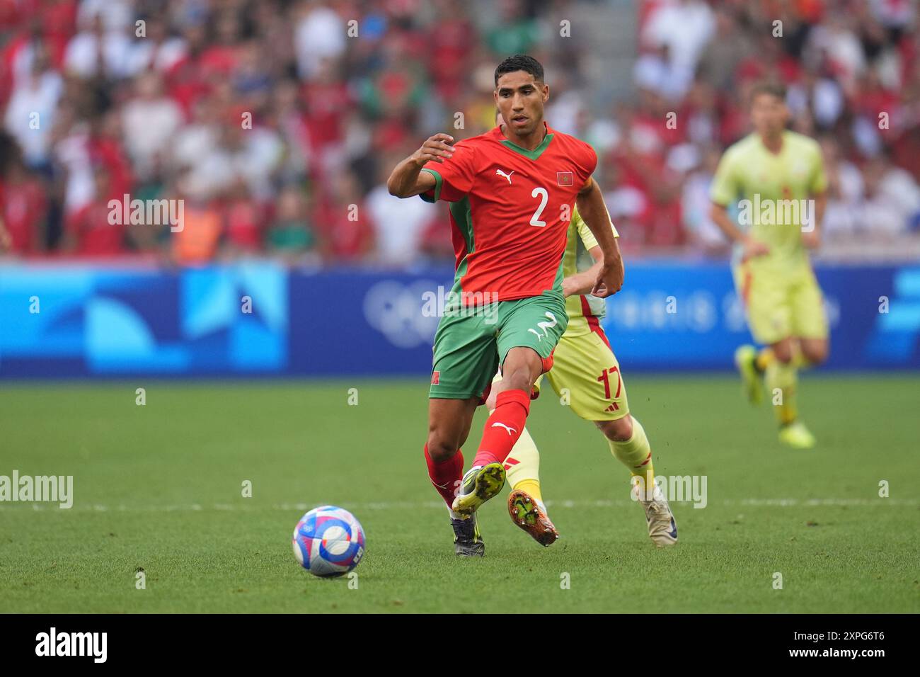 Achraf Hakimi (Morocco), Football, Men's Semi-final between Morroco and ...