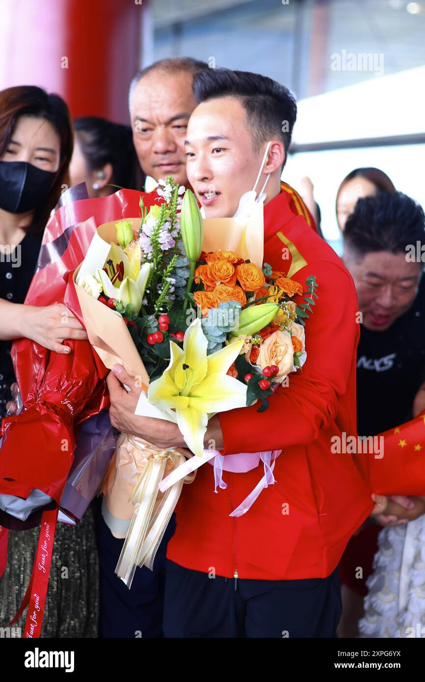 Chinese artistic gymnast Xiao Ruoteng receives warm welcome at the ...