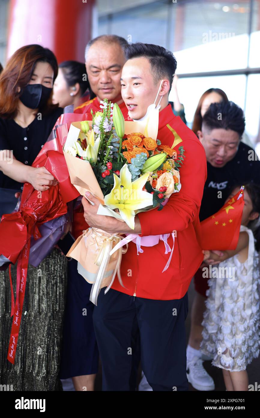 Chinese artistic gymnast Xiao Ruoteng receives warm welcome at the ...