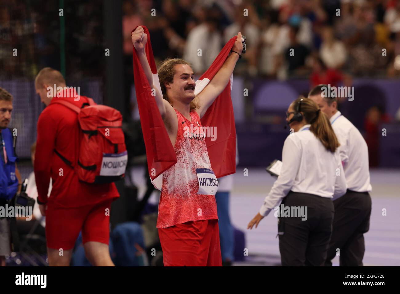 04 August 2024, Paris, France - Paris Olympics: Athletics - Ethan ...