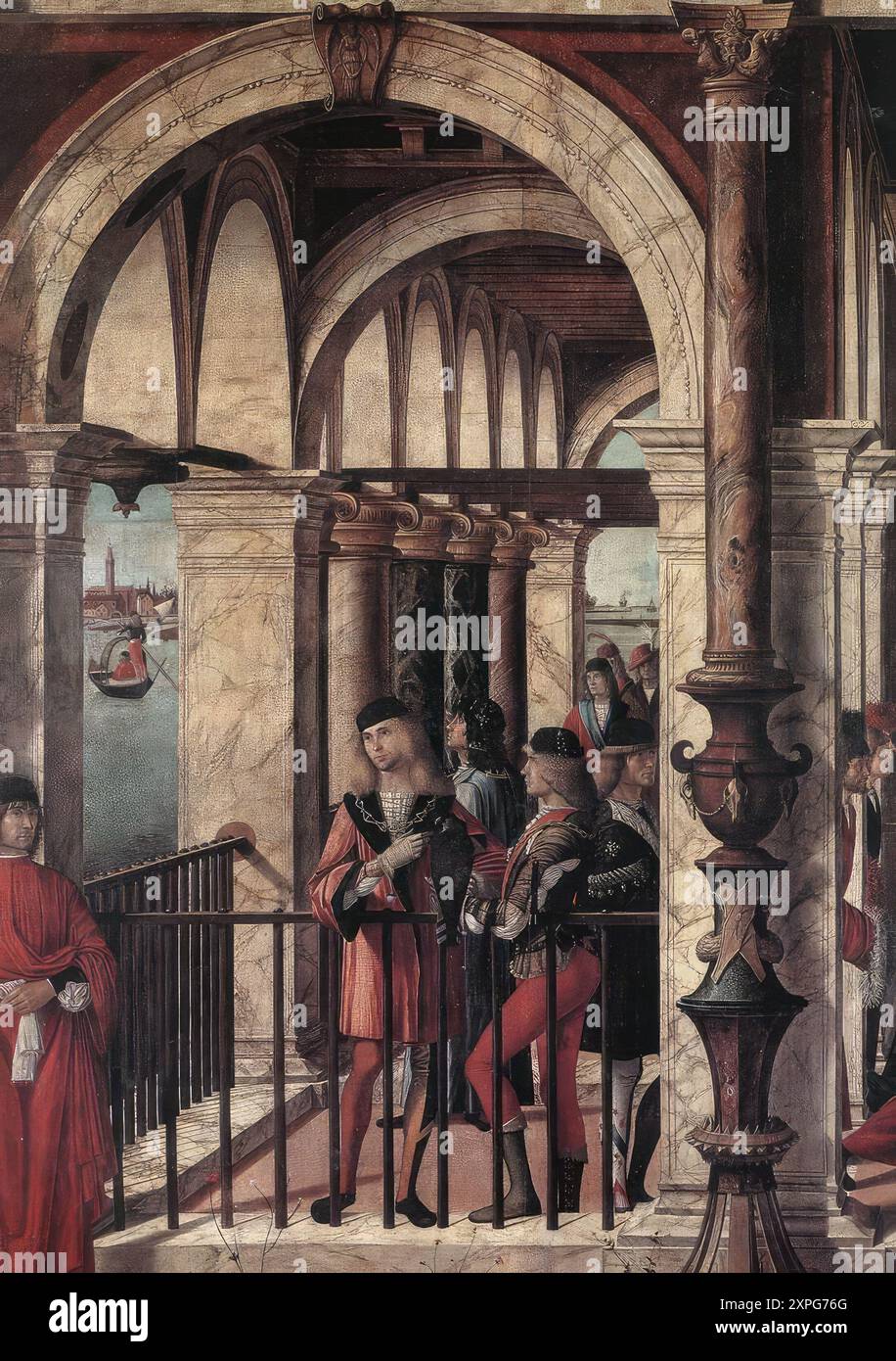 CARPACCIO, Vittore (b. 1472, Venezia, d. 1526, Capodistria) Arrival of ...