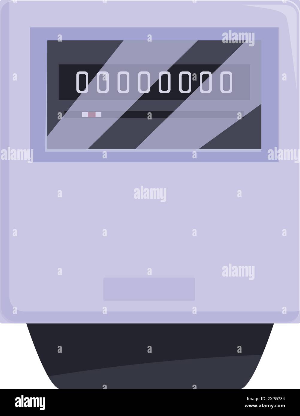 Electricity meter reading Stock Vector Images - Alamy